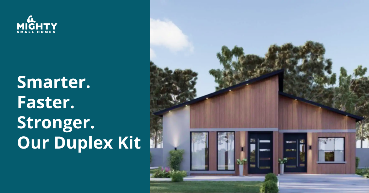 Introducing Duplex House Kits: Modern Solutions for Housing Density | Mighty Small Homes