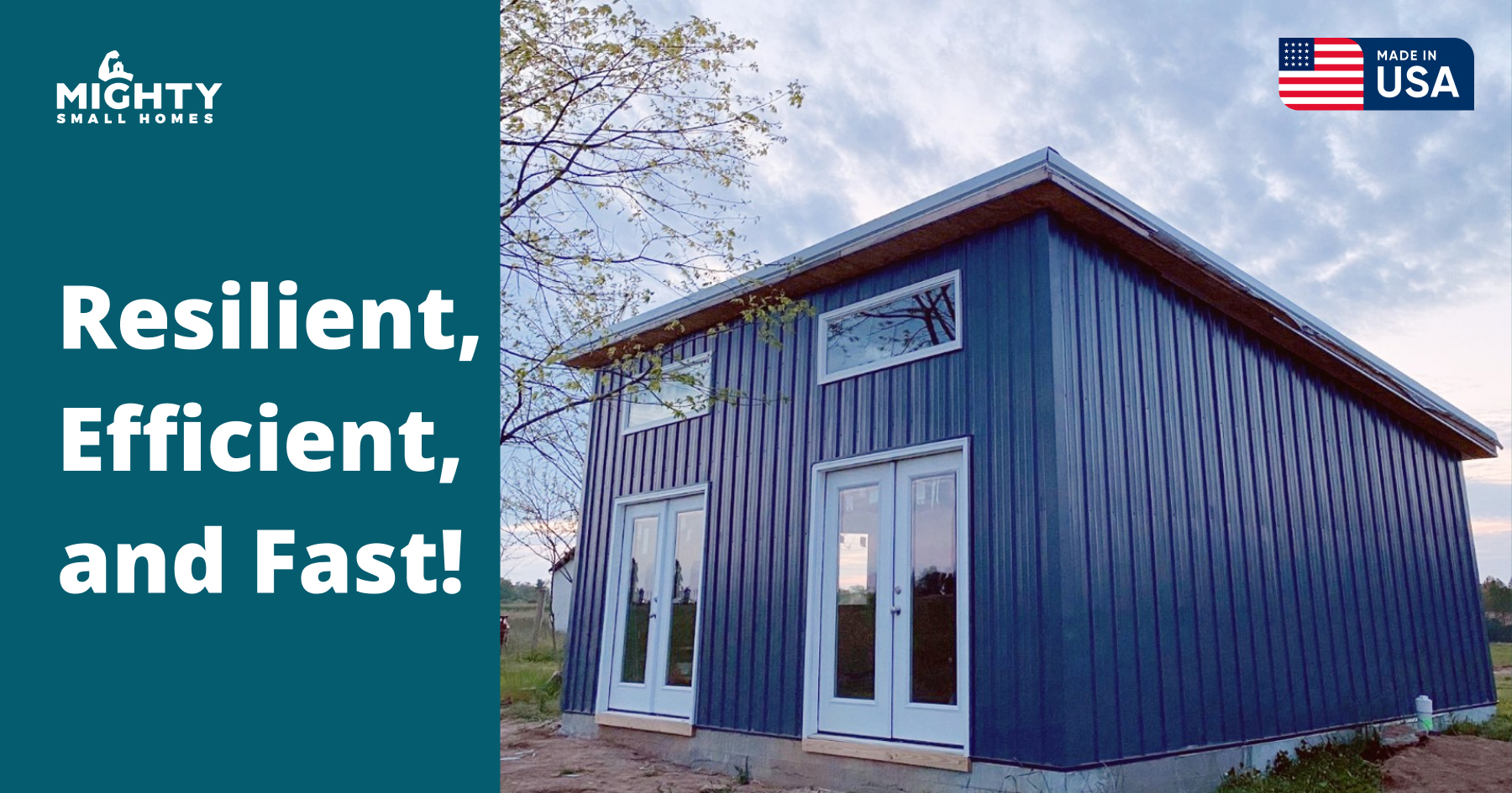 Made in the USA - American Prefab House Kits | Mighty Small Homes