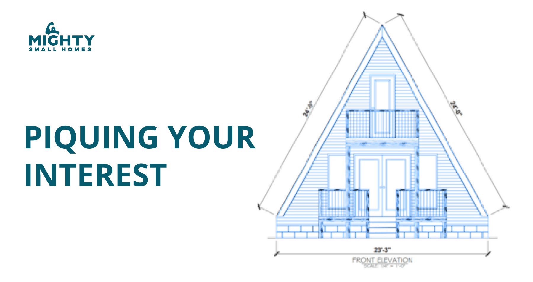 The A-Frame - Prefab SIP House Kit | Mighty Small Homes