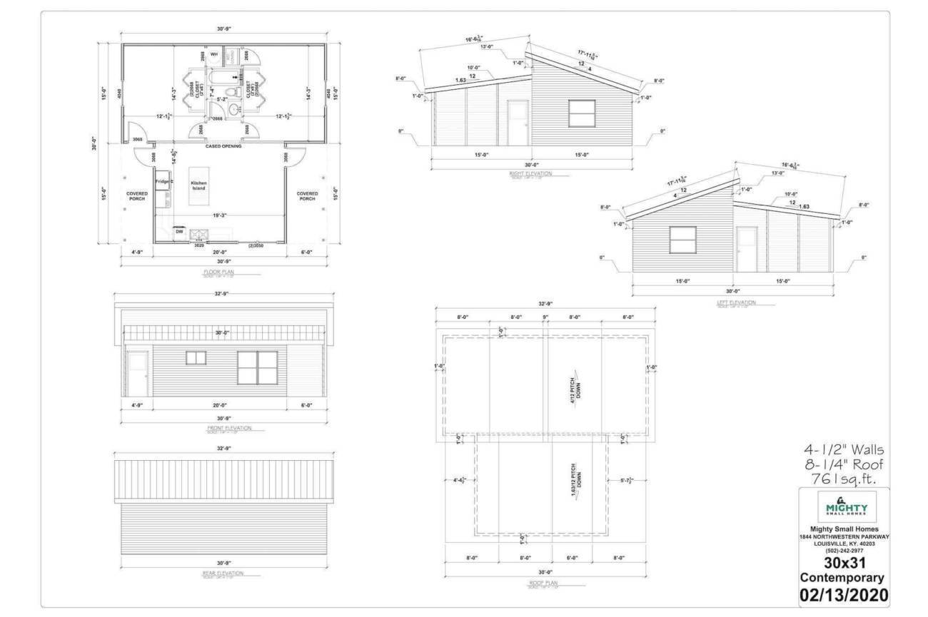 The Contemporary | Prefab House Kits For Sale | Mighty Small Homes